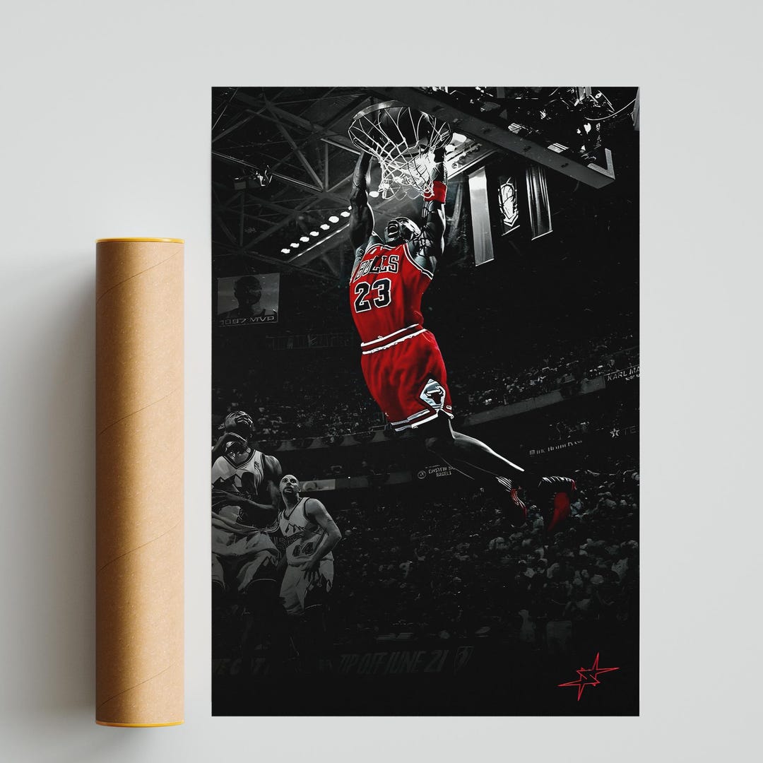 Michael Jordan Poster, Michael Jordan Print, Michael Jordan NBA Poster ...