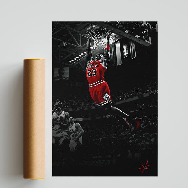 Michael Jordan Poster - Etsy