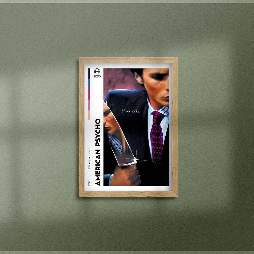 American Psycho Poster, American Psycho Print, American Psycho Wall Art ...