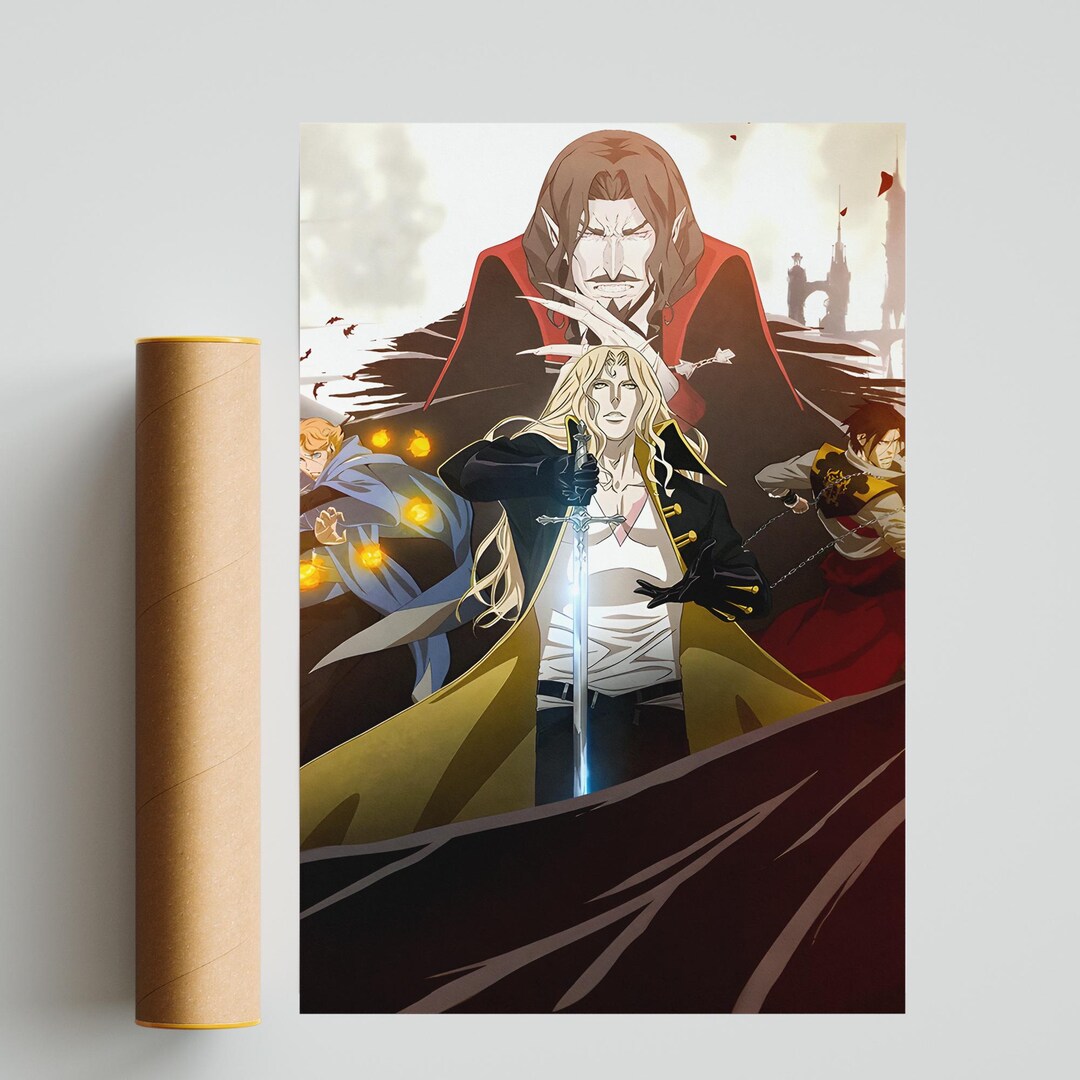 Castlevania Poster, Castlevania Anime Print, Castlevania Wall Art ...