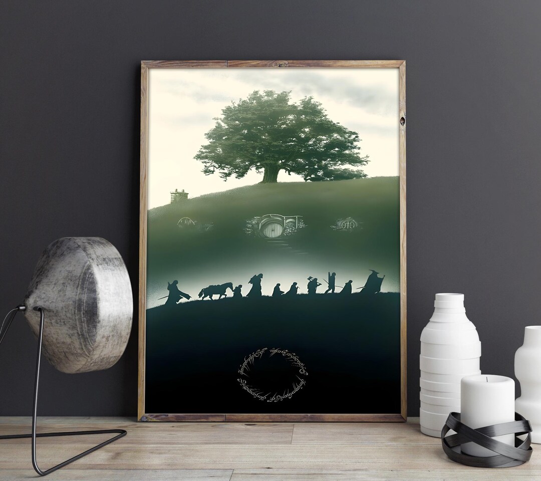 Lord of the Rings Poster, Lord of the Rings Print, Lord of the Rings ...