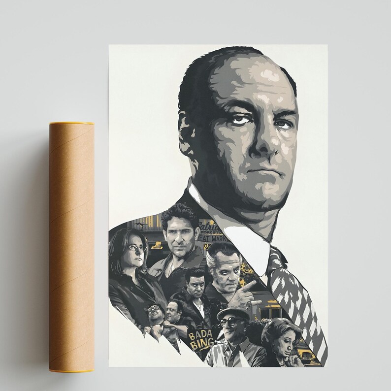 The Sopranos Poster, Photography Prints, the Sopranos Print, Tony Soprano Poster, the Sapranos ...