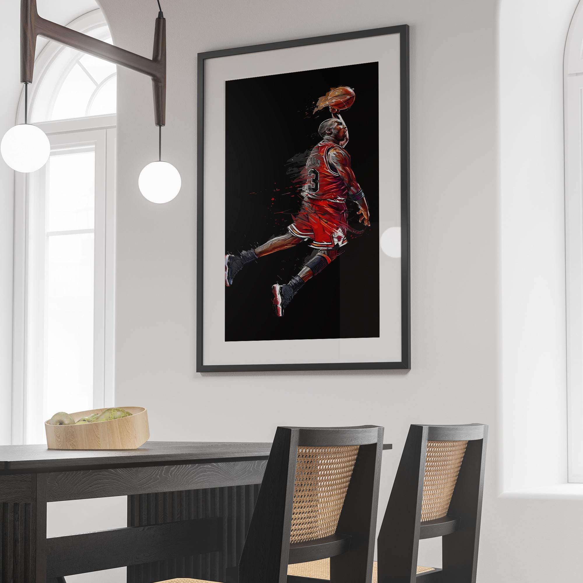 Michael Jordan Poster, Michael Jordan Print, Michael Jordan NBA Poster ...
