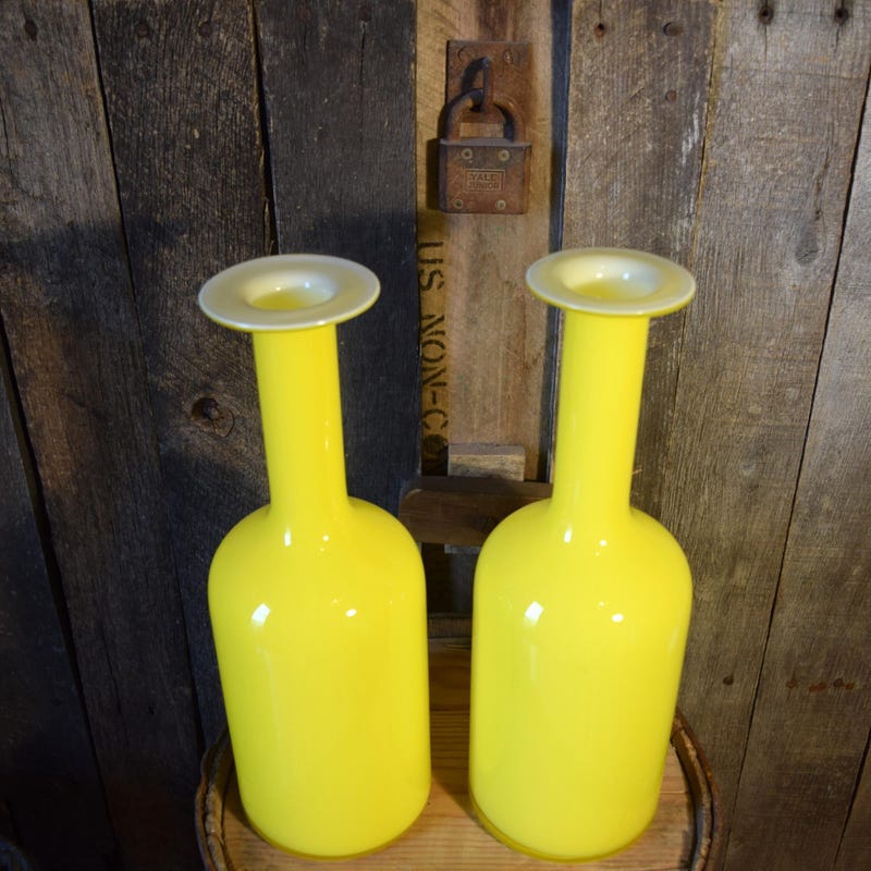 Holmegaard Vase Glass - Etsy