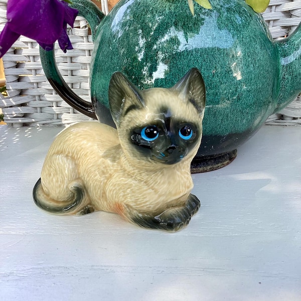 Siamese Cat Statue - Etsy
