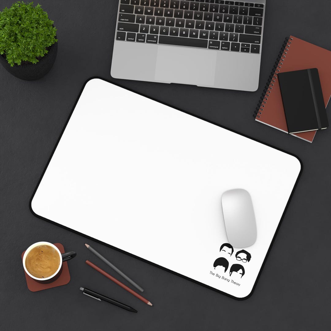 Geek Gear Desk Mat, Big Bang Theory Gift, Computer Mouse Pad, Office ...