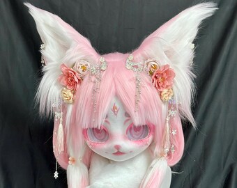 Kig Kemono Mask,cute Furry Mask Head, Fur Cos, New Fur Suit Head ...
