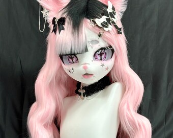 Kig Kemono Mask,cute Furry Mask Head, Fur Cos, New Fur Suit Head ...