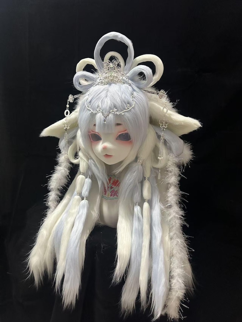 Kig Kemono Mask,cute Furry Mask Head, Fur Cos, New Fur Suit Head ...