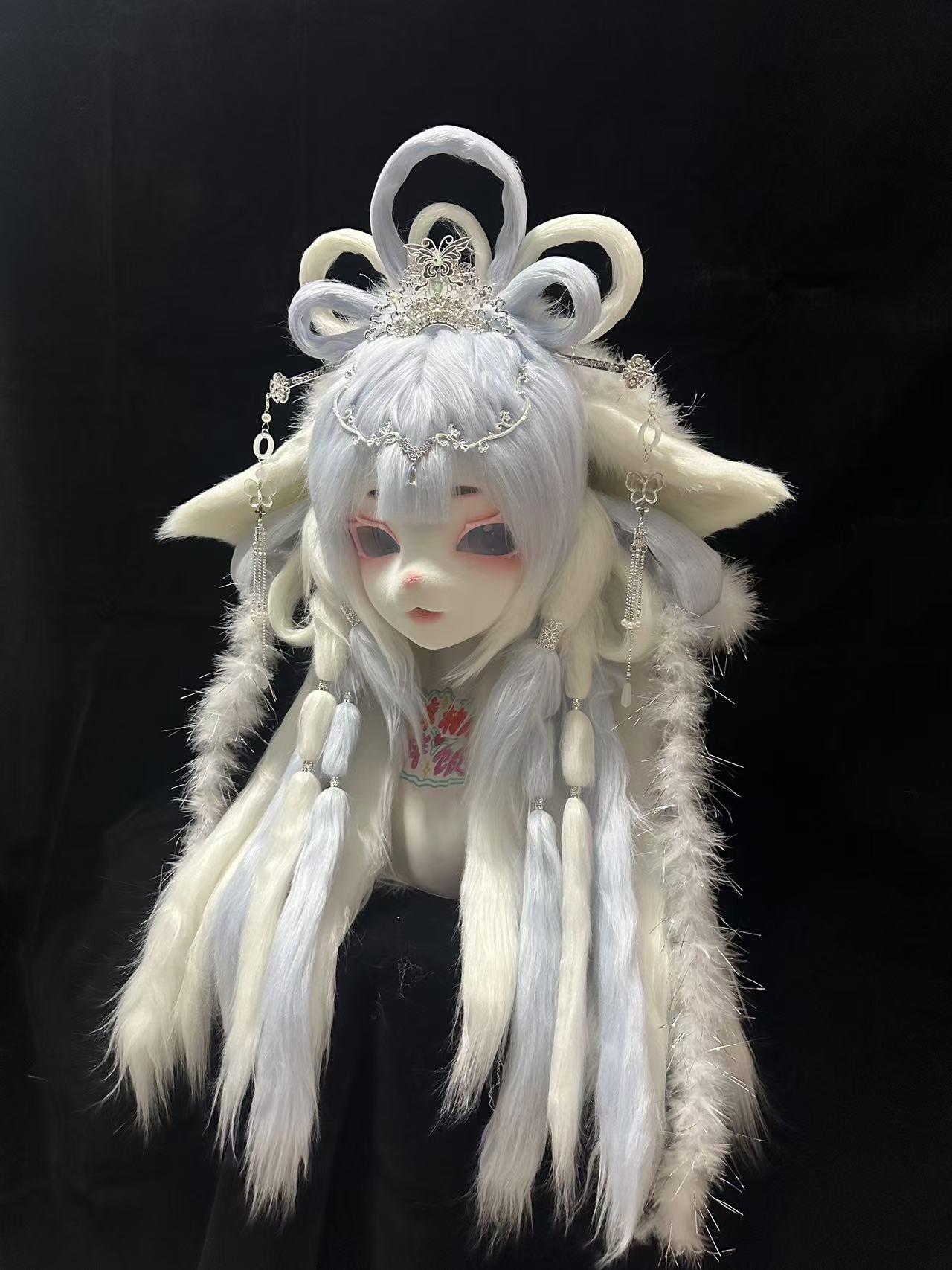Kig Kemono Mask,cute Furry Mask Head, Fur Cos, New Fur Suit Head ...