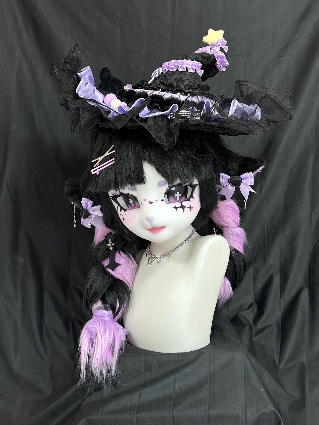 Kig Kemono Mask,cute Furry Mask Head, Fur Cos, New Fur Suit Head ...