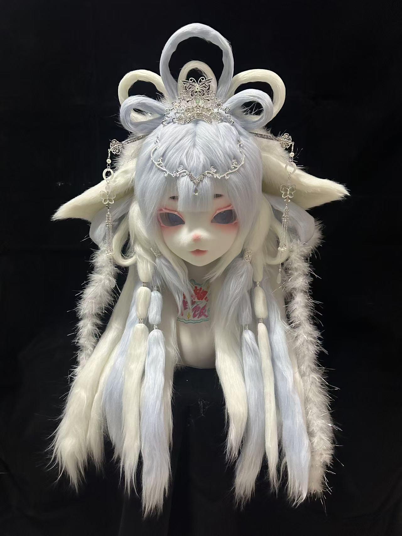 Kig Kemono Mask,cute Furry Mask Head, Fur Cos, New Fur Suit Head ...