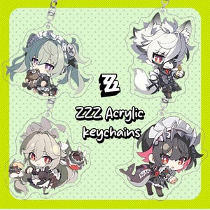 Zenless Zone Zero Keychain Victoria House Acrylic 6cm | Lycaon Agent ...