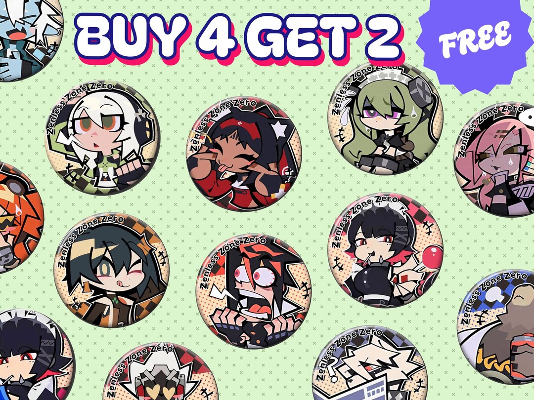 Zenless Zone Zero Pins Merch | Buy 4 Get 2 | 5.8cm Acrylic Pin | Fan ...
