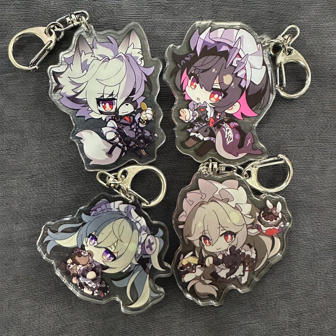 Zenless Zone Zero Keychain Victoria House Acrylic 6cm | Lycaon Agent ...