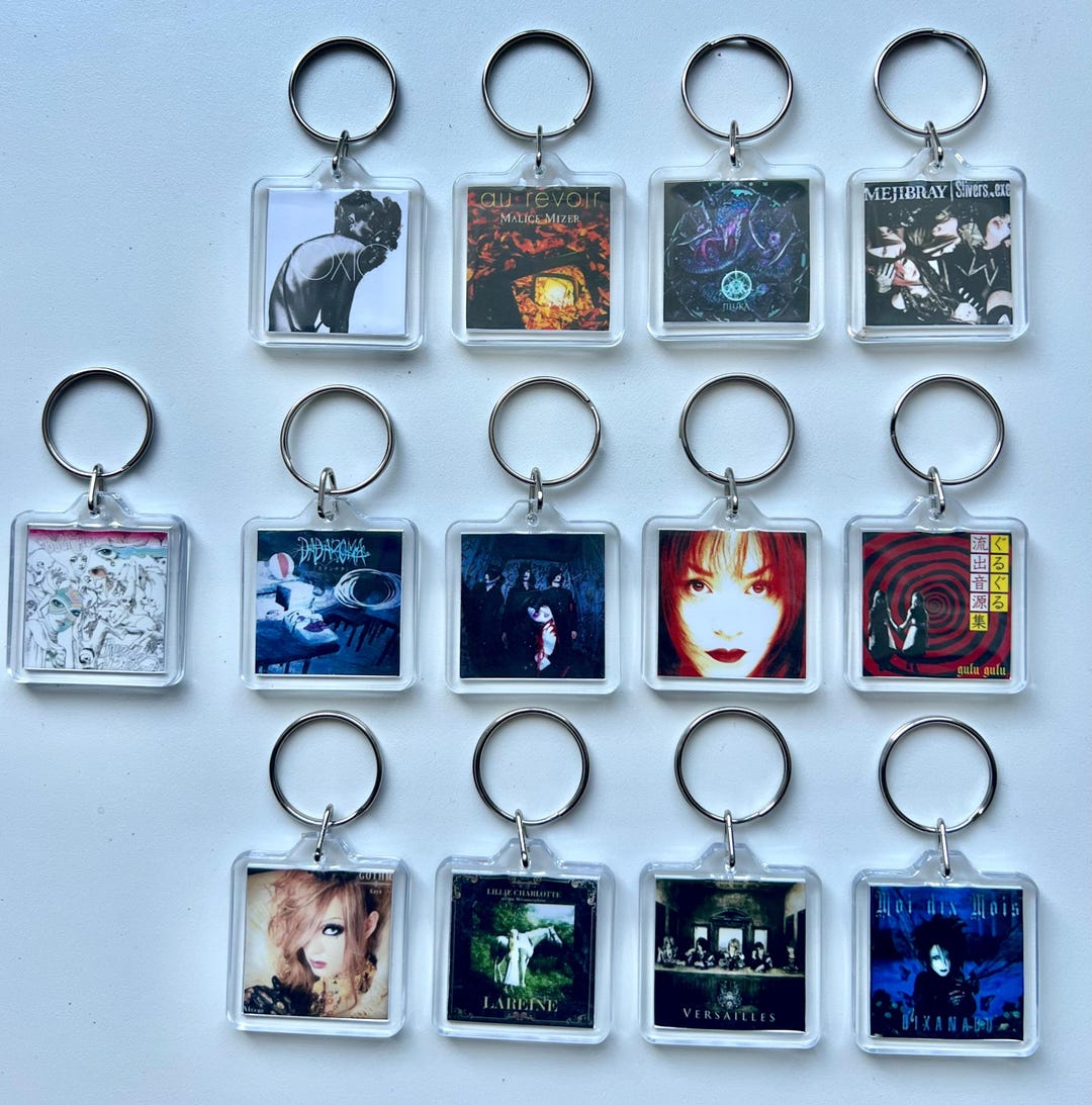 Visual Kei Album Keychains - Etsy