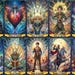 Tarot Card Bundle Printable, Complete Set, Digital, 78 Cards, High ...