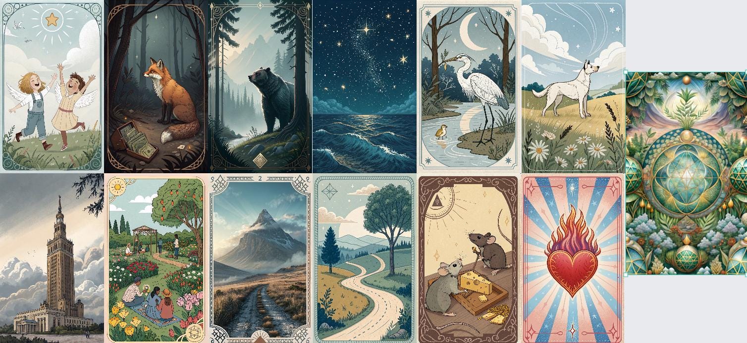 Lenormand Oracle Card Deck, Printable 36-card Set, Instant Download ...