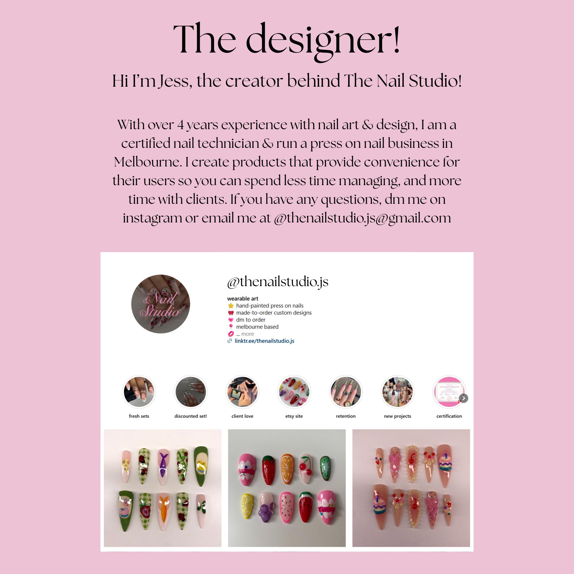 Printable Nail Art Template - Etsy