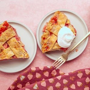 Strawberry Rhubarb Pie Recipe: Tangy-sweet Baking (PDF Downloadable ...
