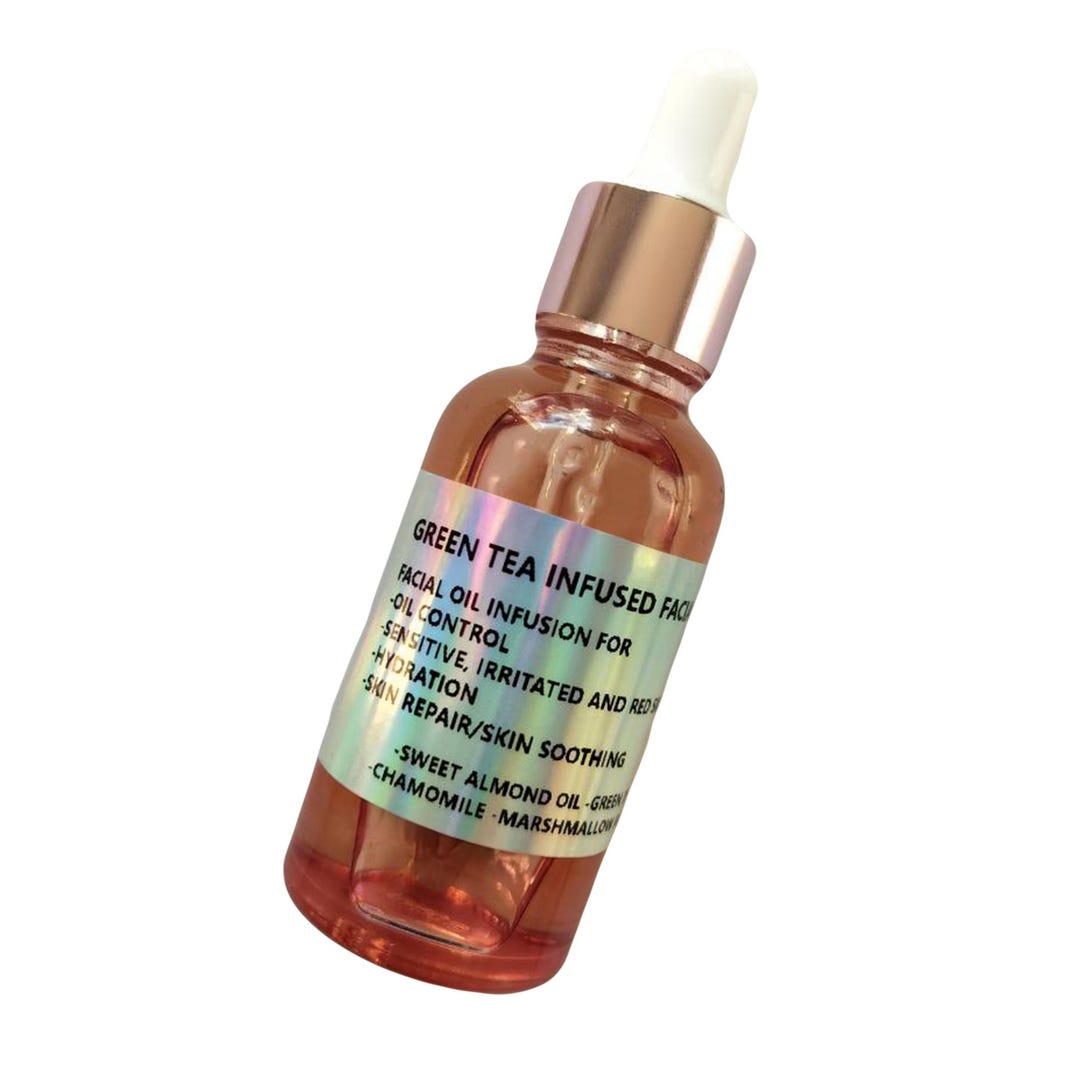 Green Tea and Chamomile Face Oil – Marshmallow Root Infused | Sweet ...