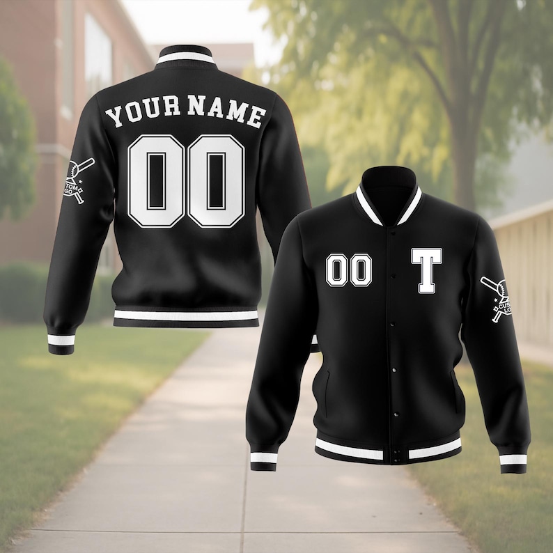 Custom Varsity Jacket–personalized Name, Initials, Number | Classic ...