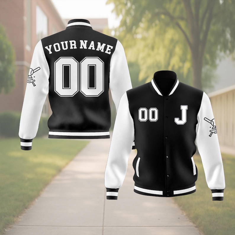 Custom Varsity Jacket–personalized Name, Initials, Number | Classic ...
