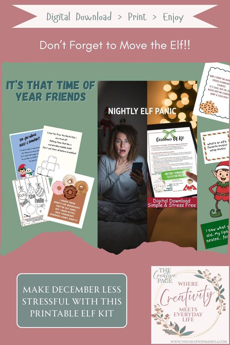 Christmas Printable Elf Kit With Elf Letters, Activities & More ...