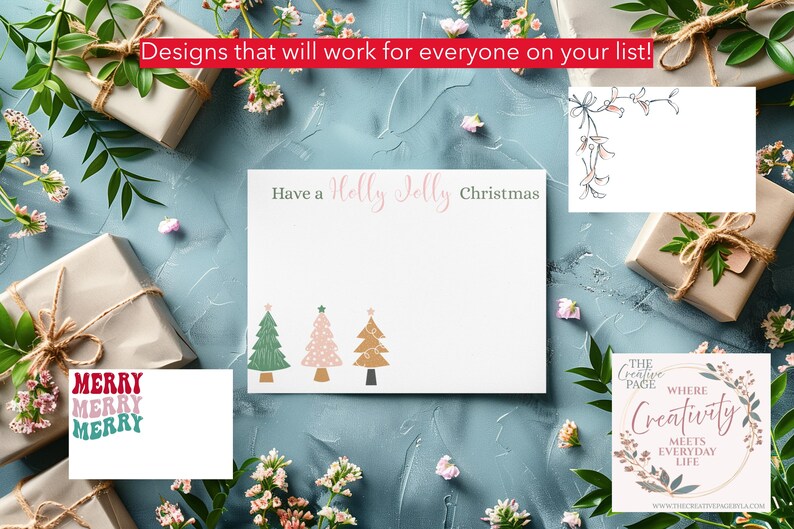Editable Holiday Name Cards, Gift Tags (digital Download) - Etsy