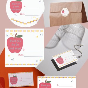 Thanks for a Great Year Gift Tags, Teacher and Staff Gifts, End of Year ...