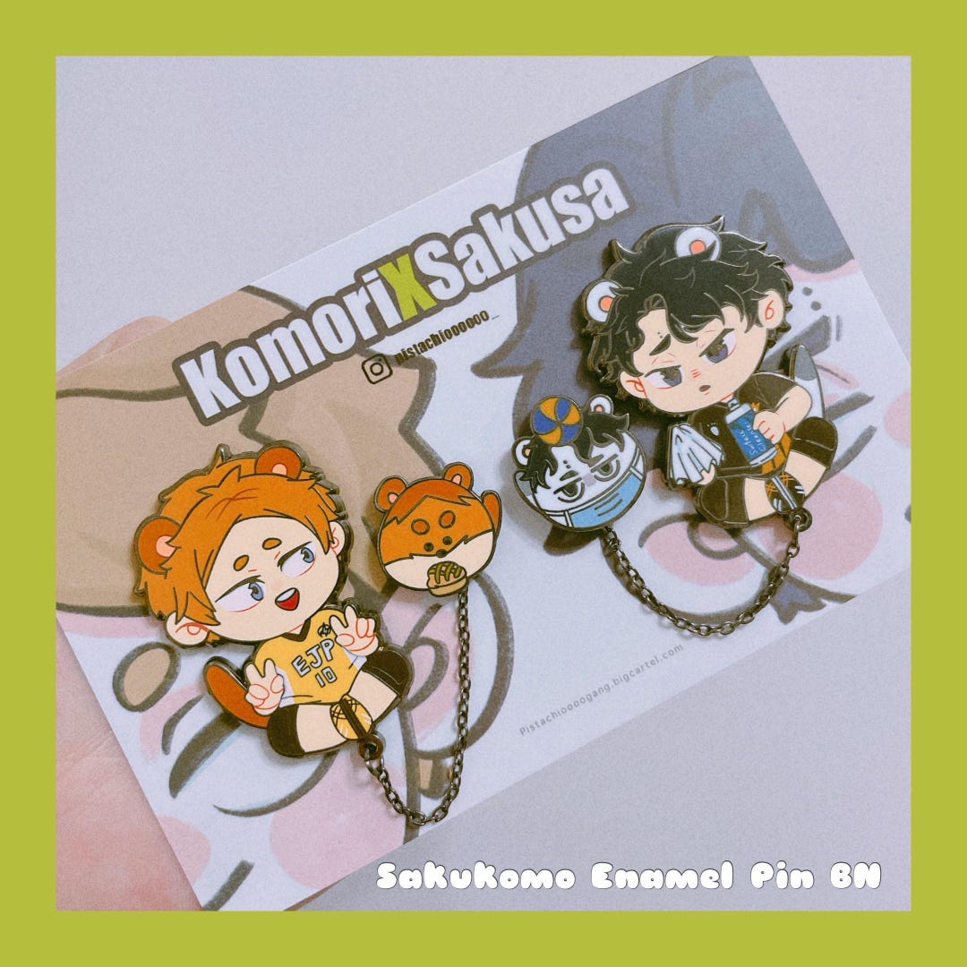HQ Timeskip Sakukomo Enamel Pin Set - Etsy