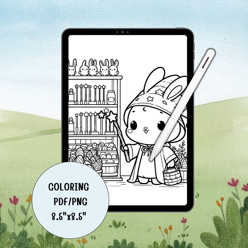 30 Pages Magical Academy Coloring Book: Enchanting Adventures for All ...