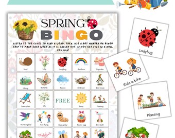 Gardening Bingo Game – Printable Nature Activity for Kids | Garden ...
