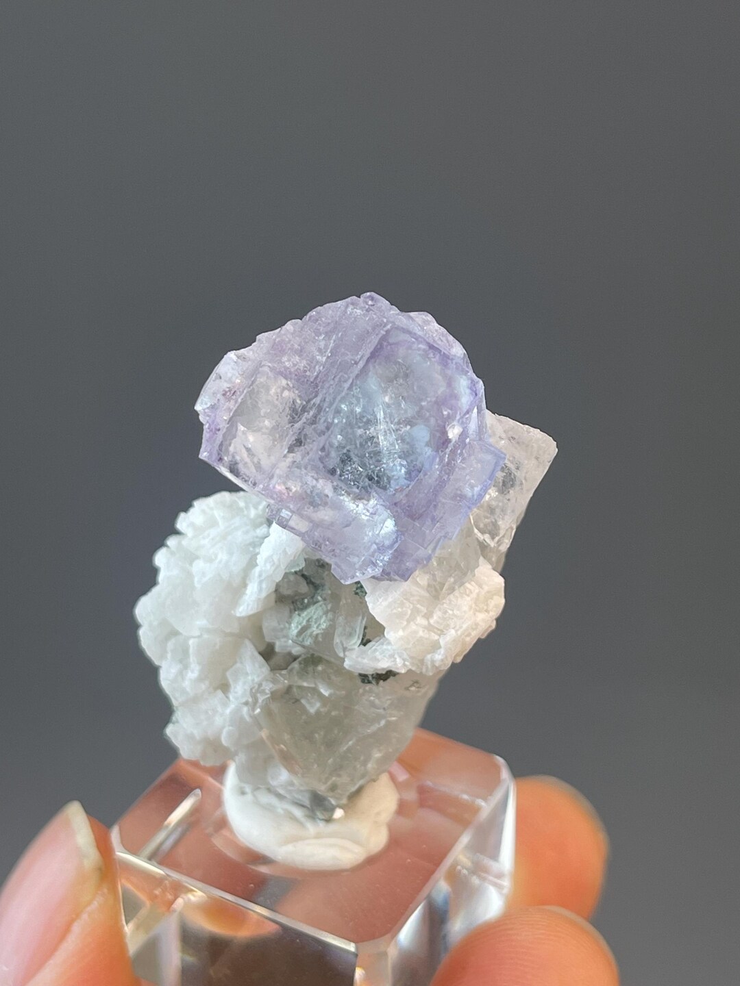 Blue Rose Shaped Fluorite Yao Gang Xian Two Color Glow Quartz and ...