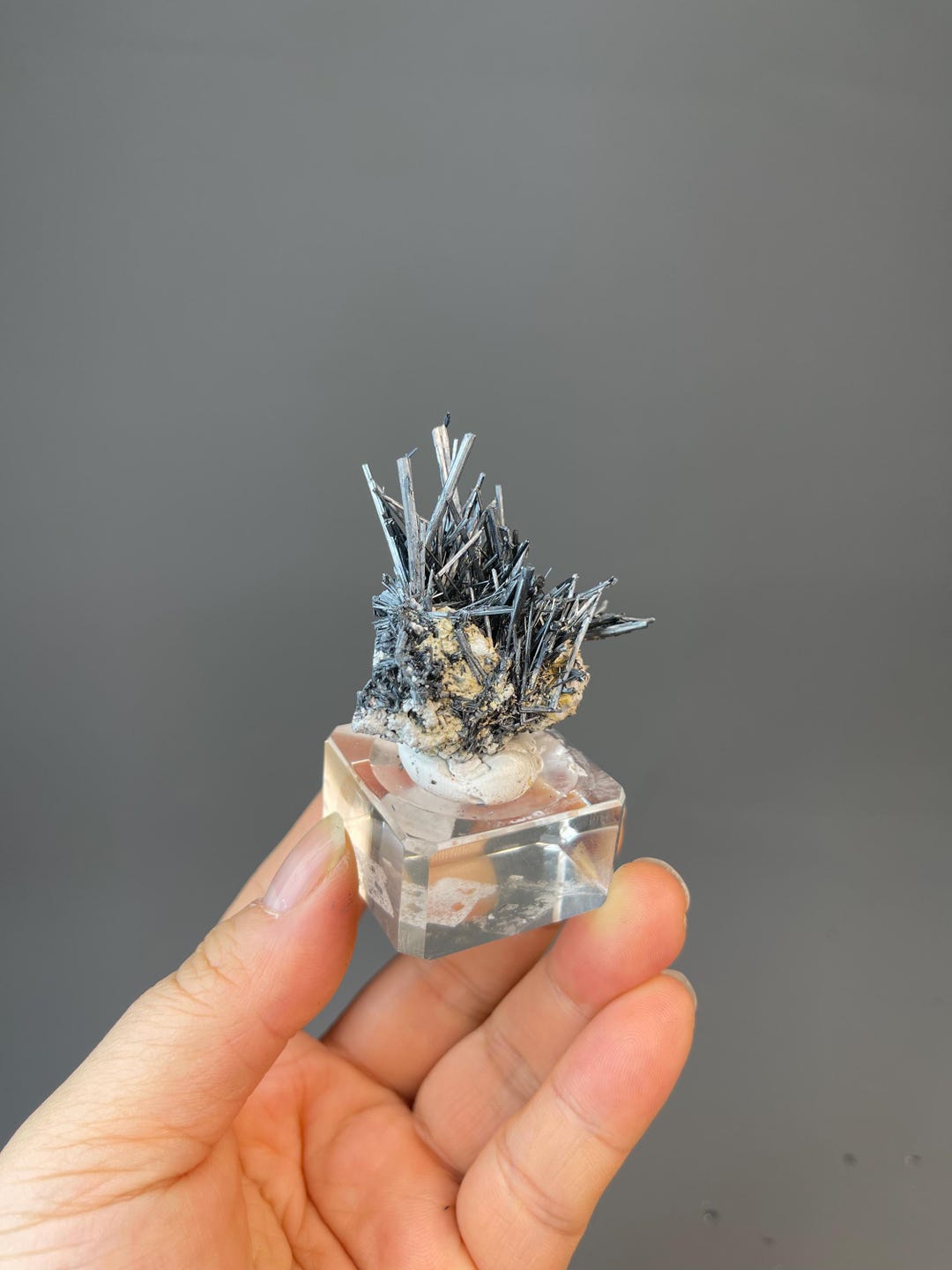 Rare Stibnite Crystal Cluster Stunning Needle-like Formation From ...