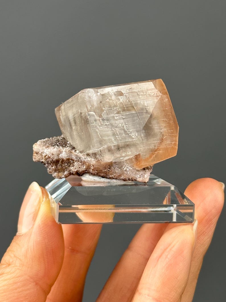 Large Calcite Crystal: Natural Mineral Specimen From Hunan, China - Etsy