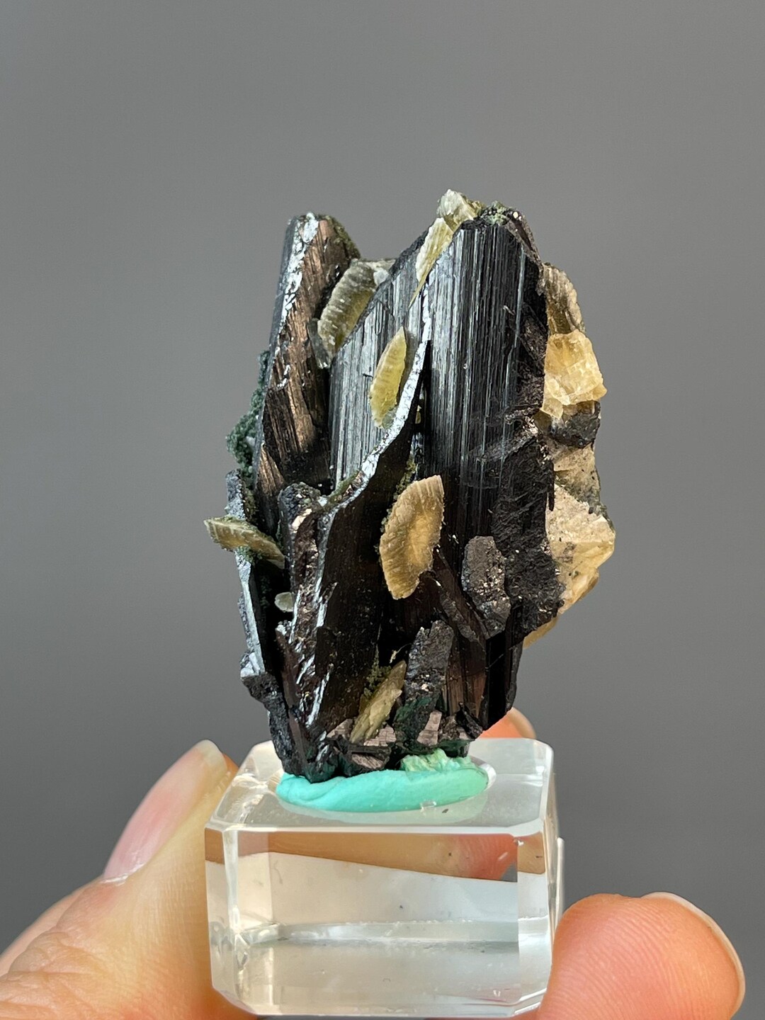Lustrous Black Cassiterite Gem: Rare Tin Crystal Specimen From Hunan ...