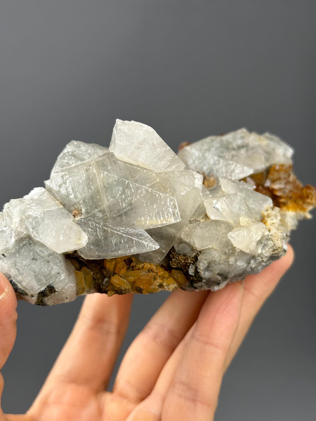 Rare Spiky Pink Fluorescent Calcite on Matrix | Daye Hubei Needle ...