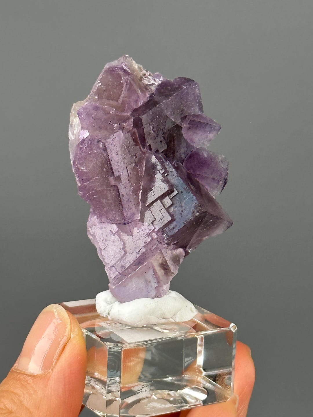 Fluorite Purple Twin Crystal | Yaogangxian China | Phantom Mineral ...