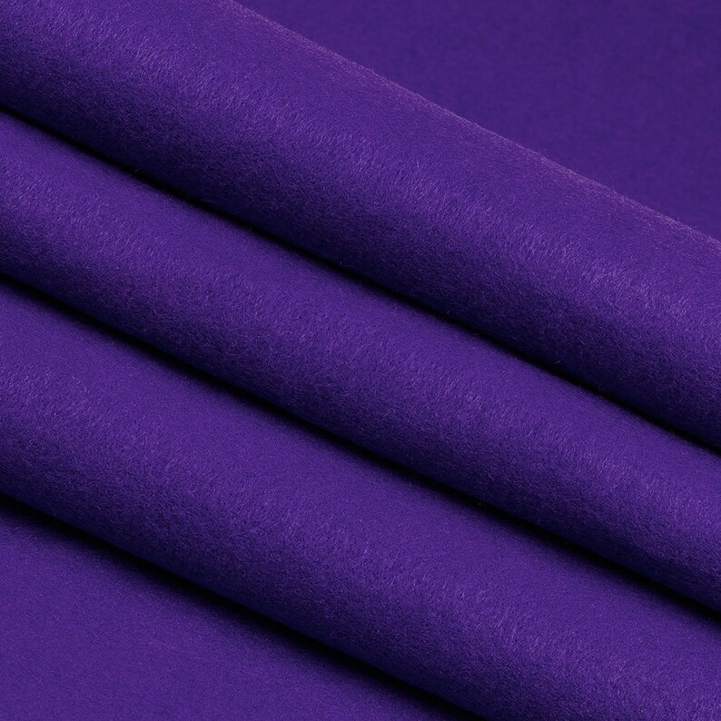 Premium Wool Blend Felt by the Yard // Purple // 72 Wide x 1 | Etsy