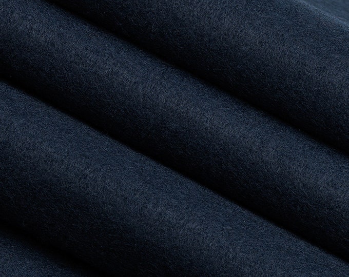 Premium Wool Blend Felt by the Yard // Navy Blue // 72” Wide X 1 Yd ...