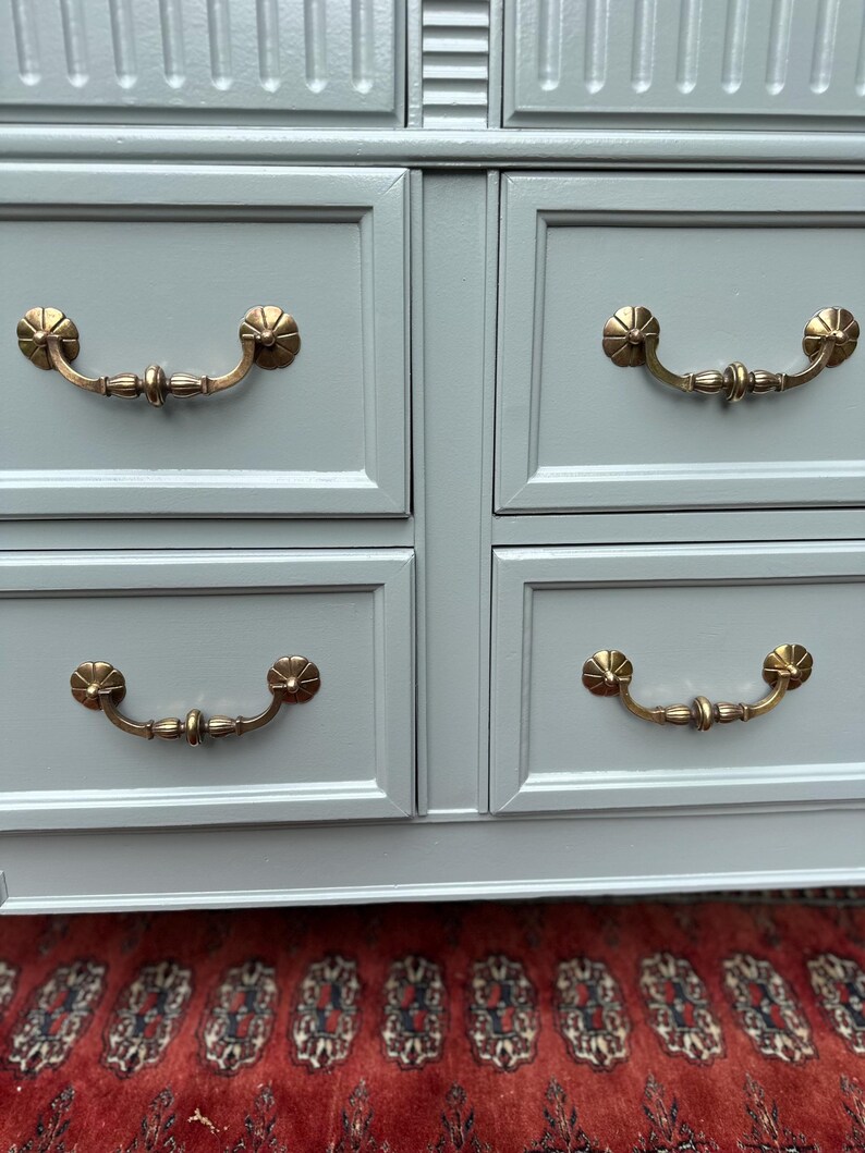 Sold!! Refinished Vintage 1960s Six Drawer Dresser - SHIPPING INCLUDED ...