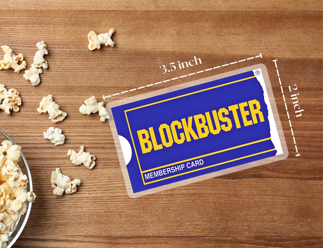 DIGITAL - Personalized Blockbuster Card - Etsy