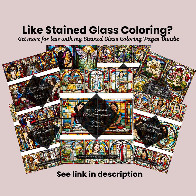 2026 Year at a Glance Stained Glass Poppies Calendar Digital Poppy ...