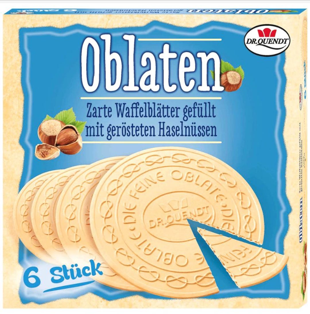 Dr. Quendt Hazelnut Cream Wafer - 150g- 2 Box - Etsy