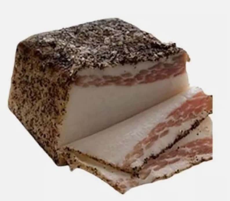 UKRAINIAN Brand Salo Pork Back Fat With Pepper !! US SELLER !! 1lb=16oz ...