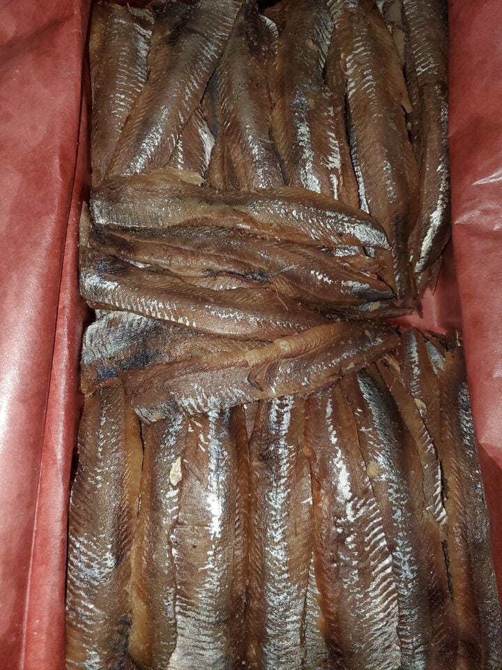 Salted Smoked HERRING FILLET !! Us Selller !! 1lb =16oz - Etsy