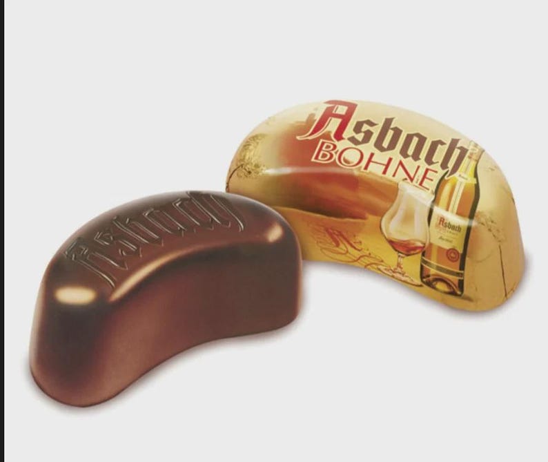 2 Box Asbach® Brandy Beans Dark Chocolates Filled With German Asbach ...