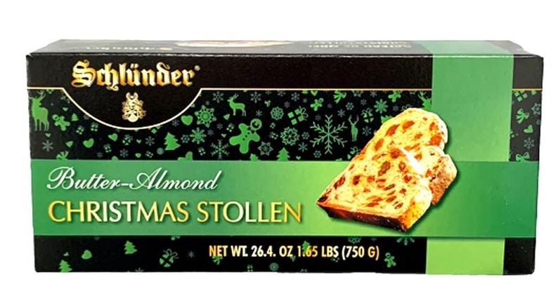 1 BOX STOLLEN Schlünder Butter-almond Christmas Stollen Large 26.4oz ...