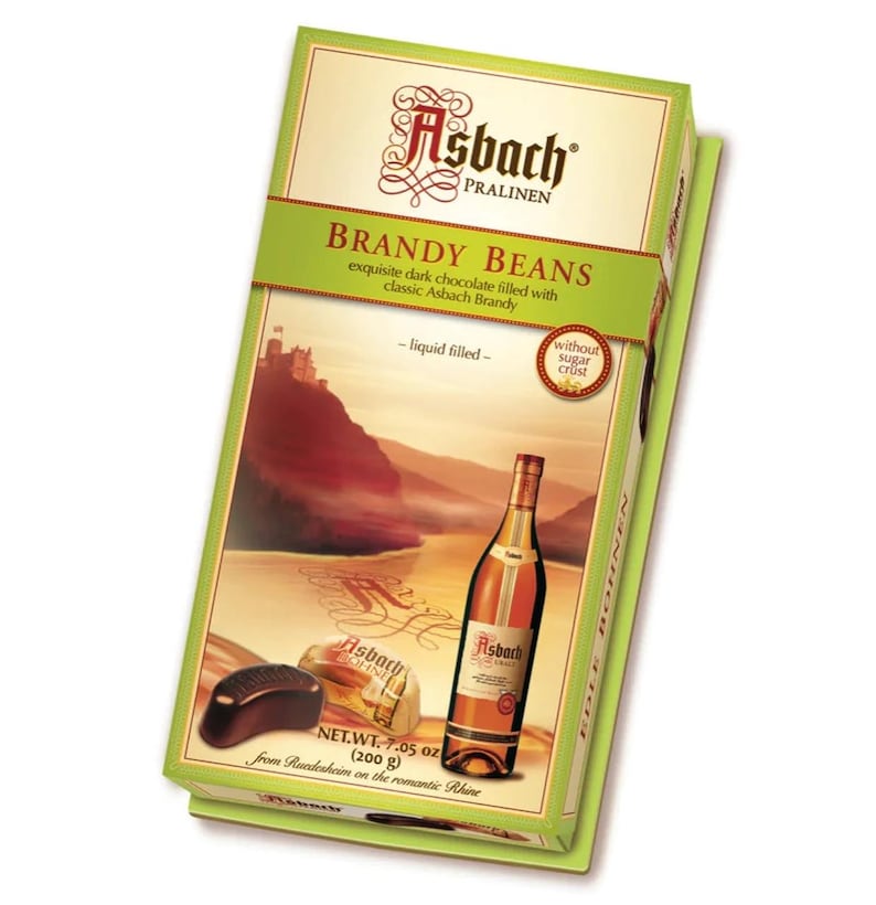 Asbach® Brandy Beans Dark Chocolates Filled With German Asbach Brandy ...